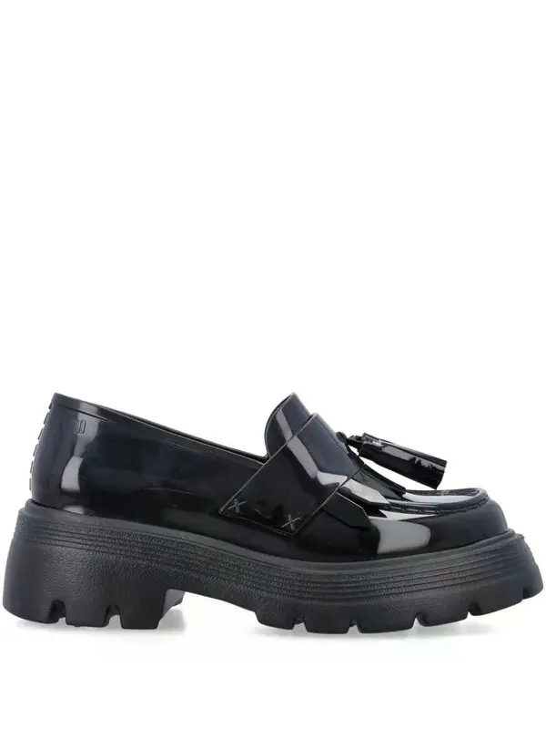 Comme Des Garçons X Melissa Tassel-detail Loafers - Black