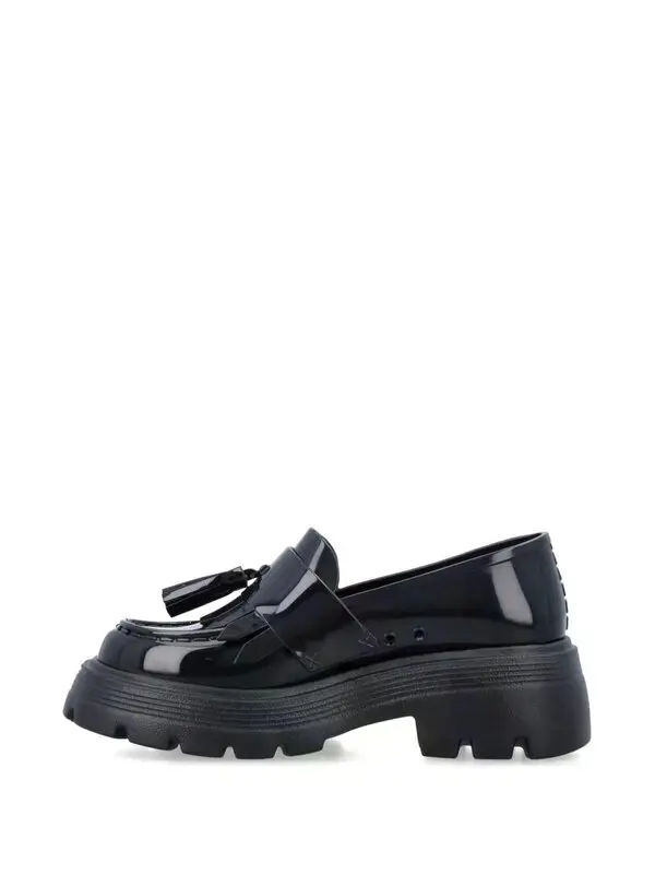 Comme Des Garçons X Melissa Tassel-detail Loafers - Black