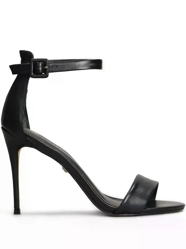 ANDREA CARRANO 105mm Leather Sandals - Black
