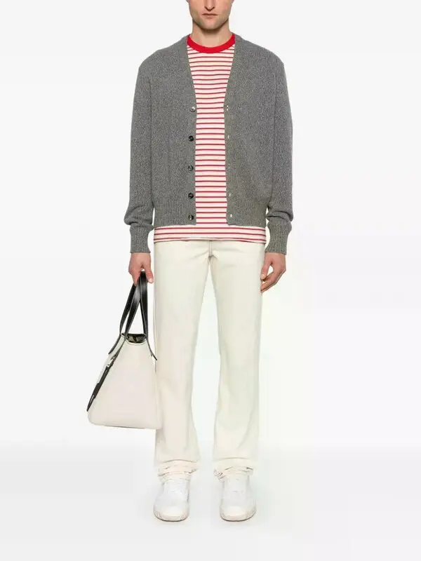 AMI Paris Logo-patch Jeans - Neutrals