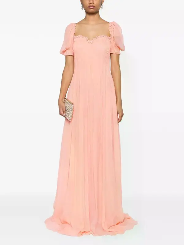 Ermanno Scervino Pleated Maxi Dress