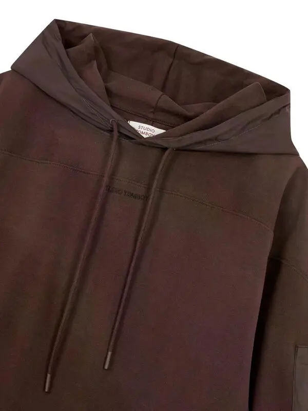 STUDIO TOMBOY Drawstring-hooded Sweatshirt - Red