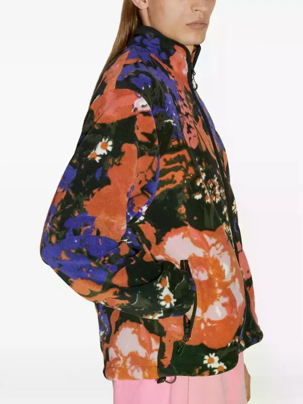AWAKE NY Floral-print Fleece Jacket