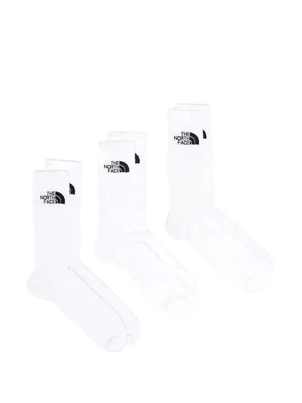 The North Face Intarsia-logo Socks - White