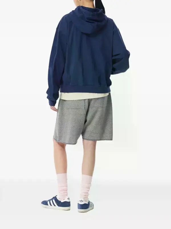 STUDIO TOMBOY Hooded Zip-up Sweatshirt - Blue