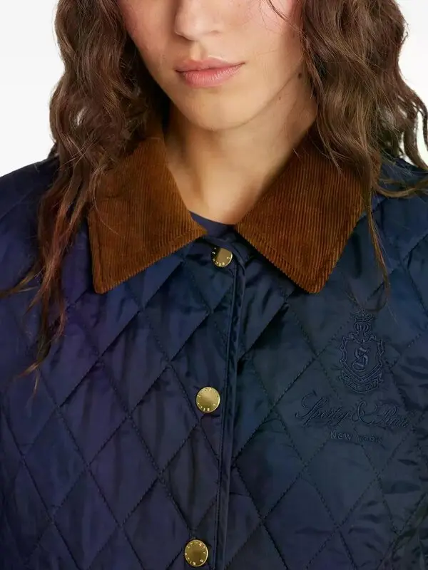 SPORTY & RICH Vendome Jacket - Blue