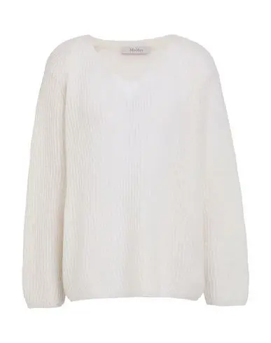 Max Mara Mohair Wool Blend Sweater - Cream