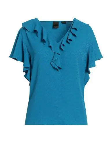 Pinko Top With Logo - Azure
