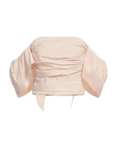 Pinko Off-the-shoulder Taffeta Top - Pink