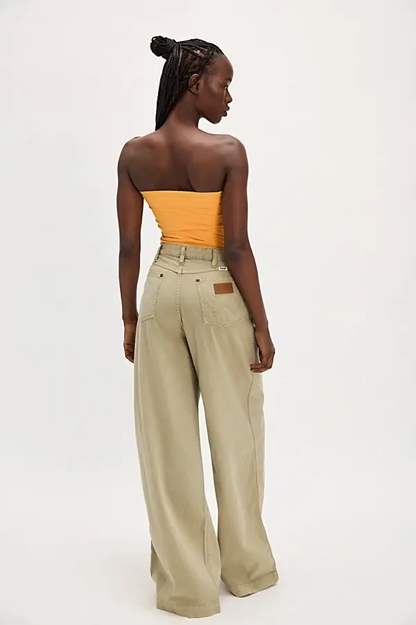 Wrangler Pleated Wide Leg Trousers