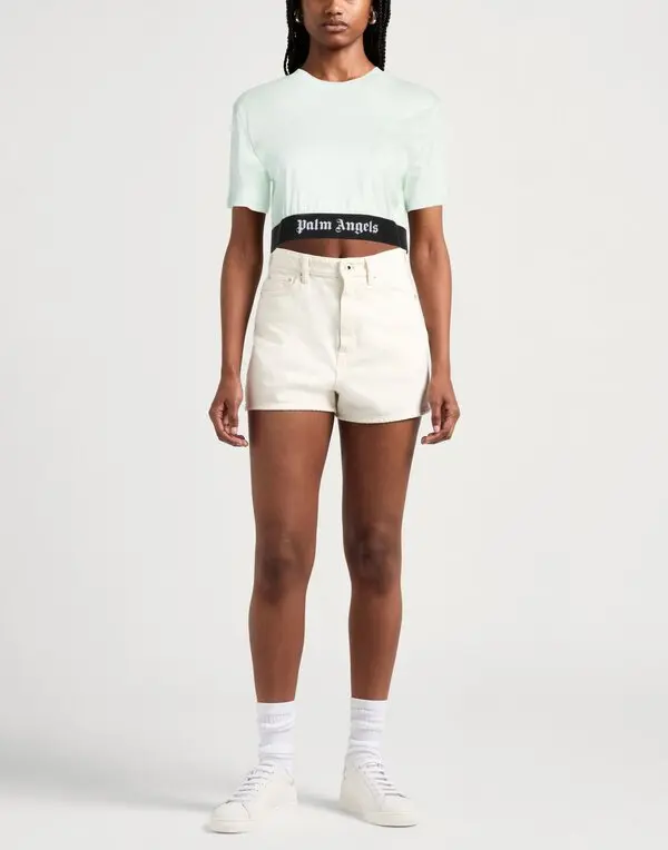 Palm Angels Crop Top - Green