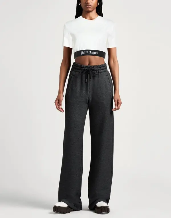 Palm Angels Crop Top - White