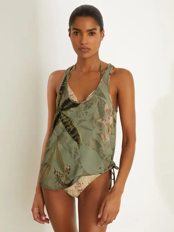 NEW YORK BOTANICAL GARDENS Nybg Floral Scoop-neck Vest