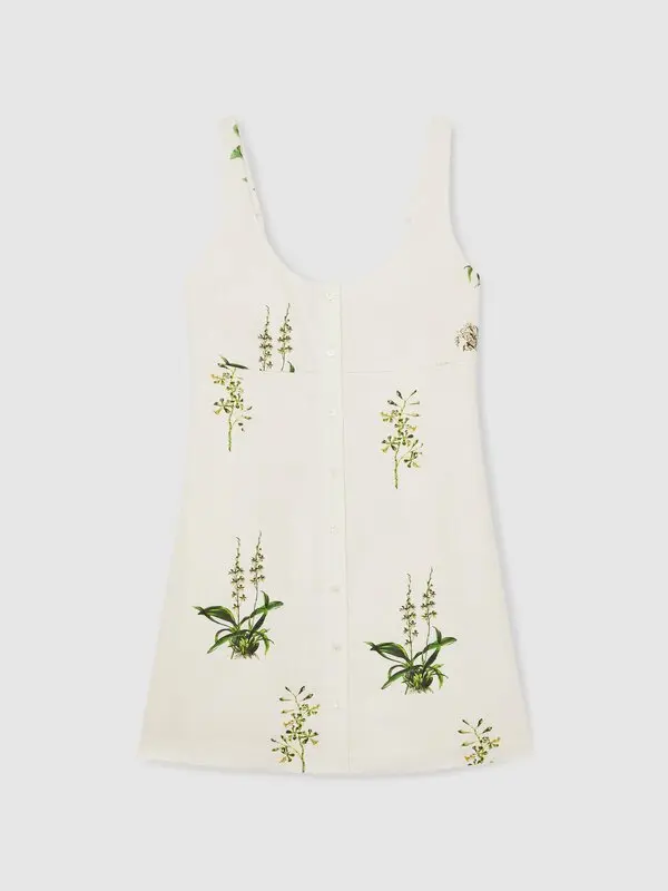 NEW YORK BOTANICAL GARDENS X Dorethea Linen Mini Dress