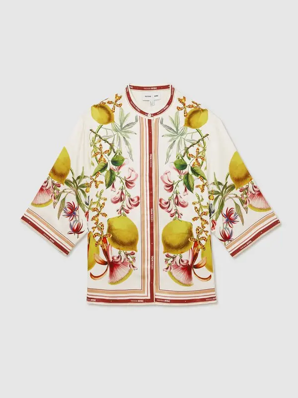 NEW YORK BOTANICAL GARDENS Floral-print Shirt