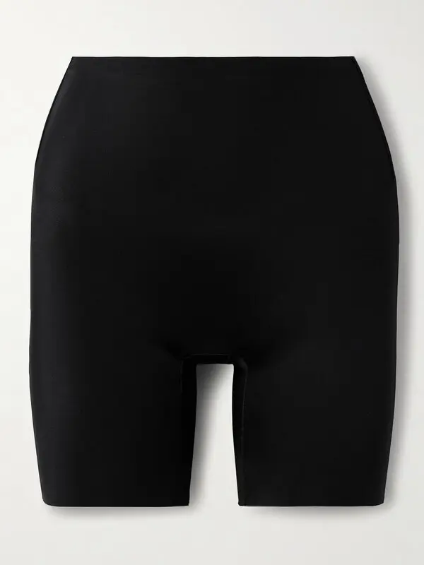 Spanx Suit Your Fancy Low-back Mid-thigh Shorts - Black