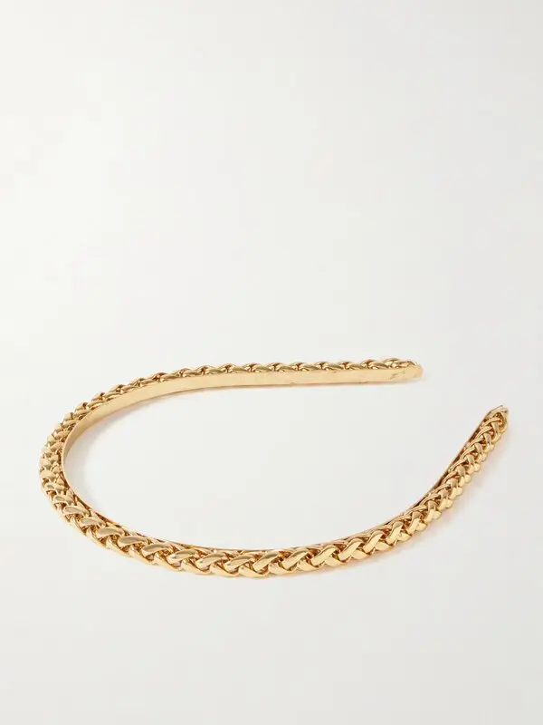 JENNIFER BEHR Ari Headband - Gold