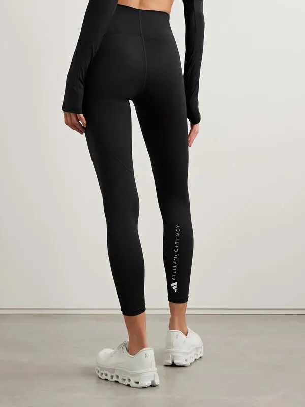 Adidas By Stella McCartney Truestrength Stretch Recycled Leggings - Black