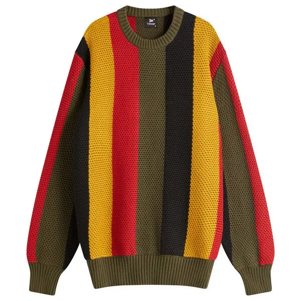PATTA Honeycomb Knit Striped Jumper