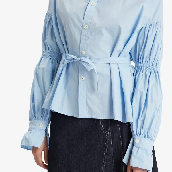 BEAMS Bow Long Sleeve Shirt