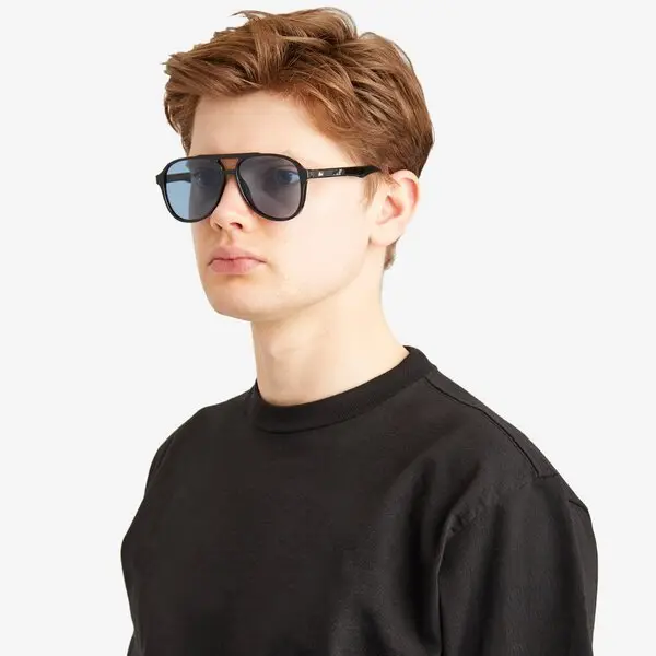 Le Specs Tragic Magic Aviator Sunglasses - Black/navy