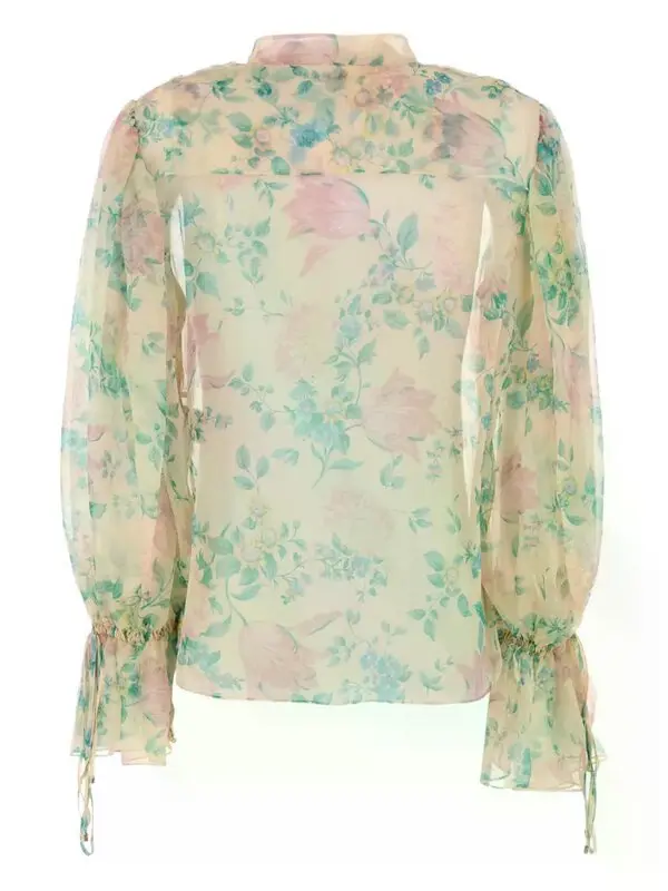 Chloé Printed Blouse - Neutrals