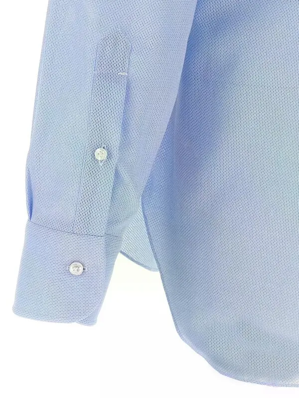 BARBA NAPOLI Cotton Shirt - Blue