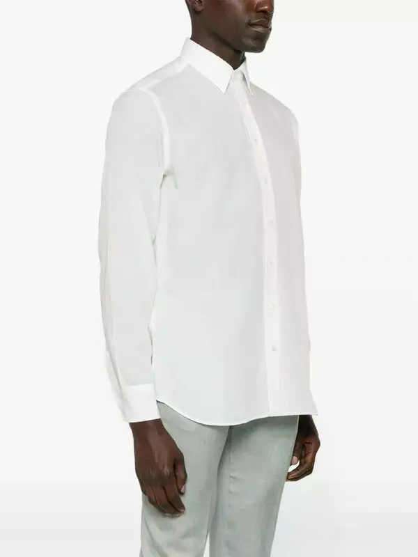 LARDINI Pointed-collar Shirt