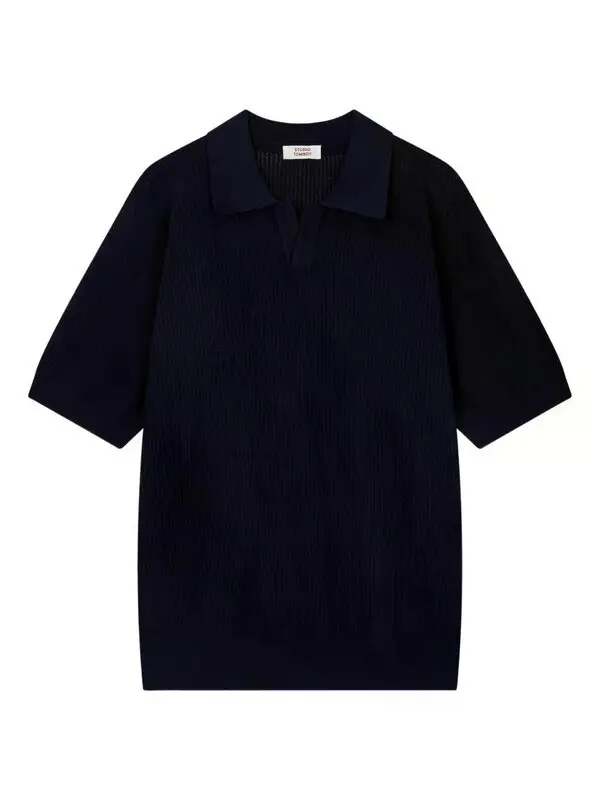 STUDIO TOMBOY Ribbed Polo Top