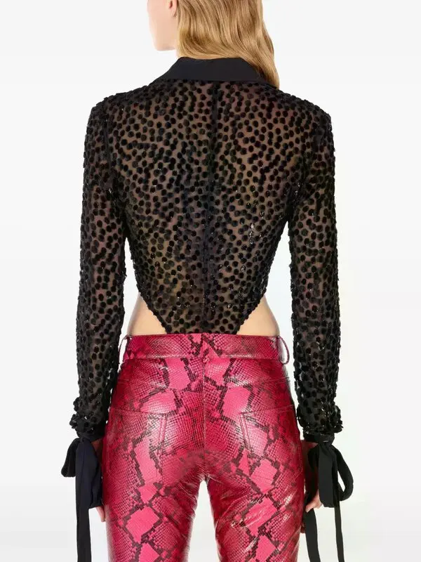 Roberto Cavalli V-neck Bodysuit