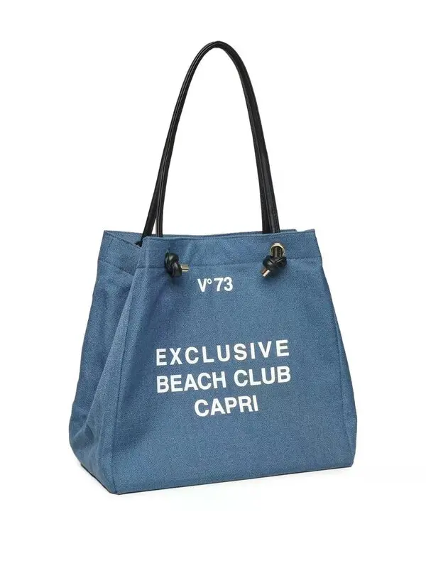 V°73 Beach Club-print Tote Bag