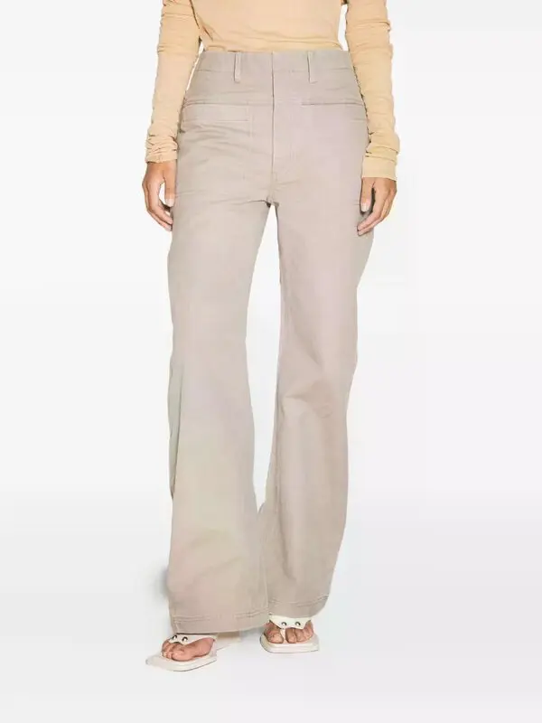 ENTIRE STUDIOS Cotton Flared Trousers
