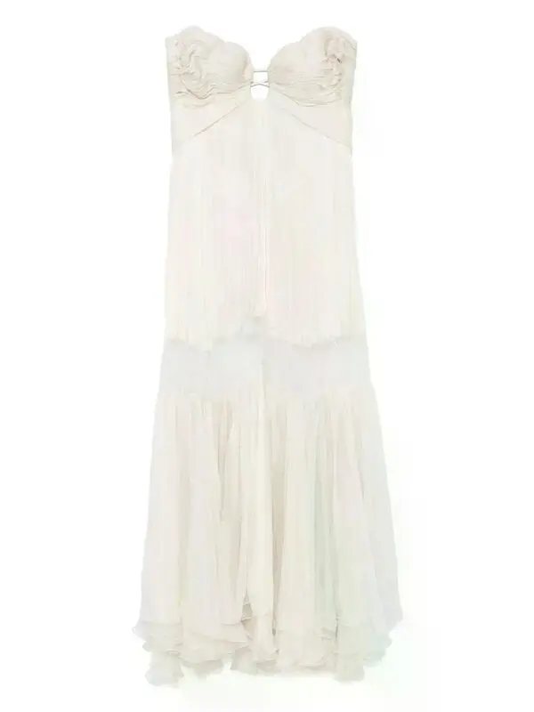 MARIA LUCIA HOHAN Jara Maxi Dress - Neutrals