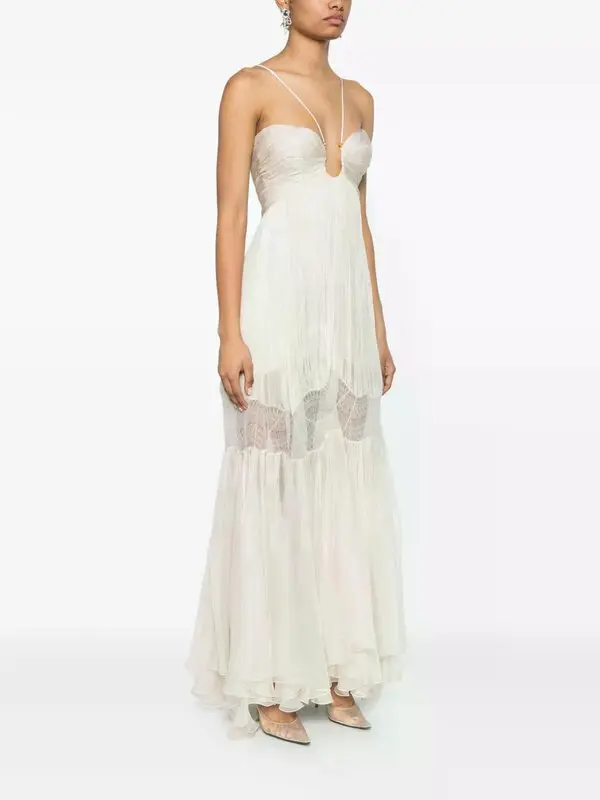 MARIA LUCIA HOHAN Jara Maxi Dress - Neutrals