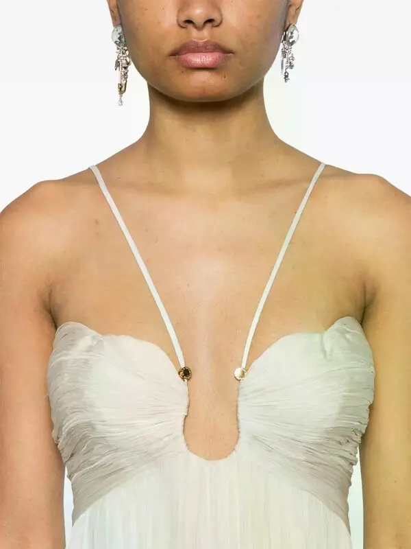 MARIA LUCIA HOHAN Jara Maxi Dress - Neutrals