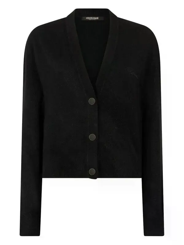 Roberto Cavalli Cropped Button-up Cardigan