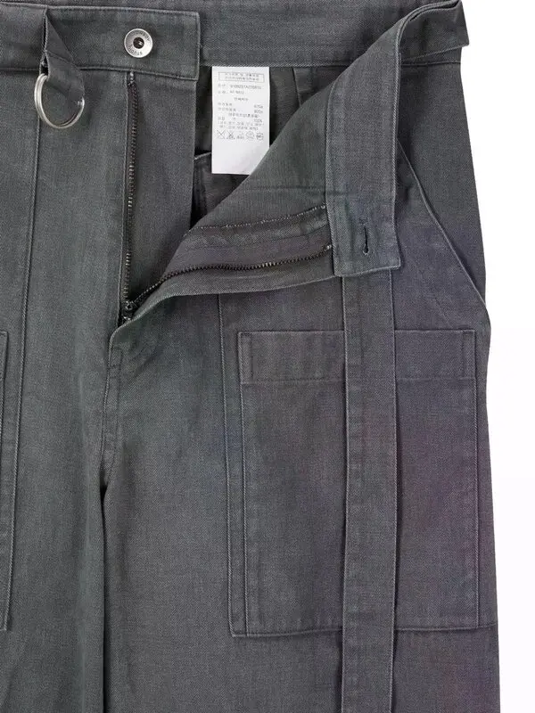 STUDIO TOMBOY High-waisted Cargo Trousers - Grey