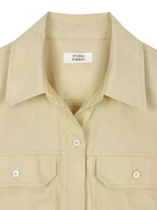 STUDIO TOMBOY Button-up Shirtdress - Neutrals