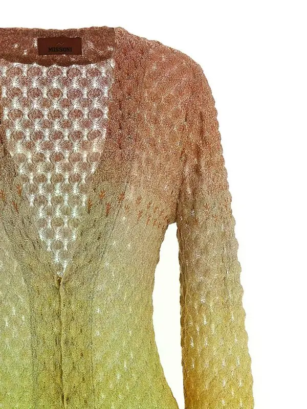 Missoni Open-knit Cardigan - Yellow