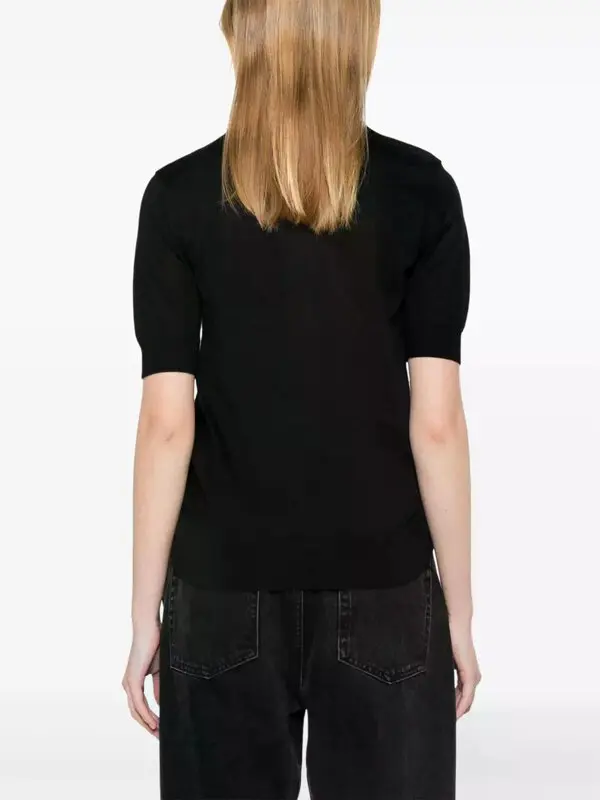 Dolce & Gabbana Fine-knit Polo Top