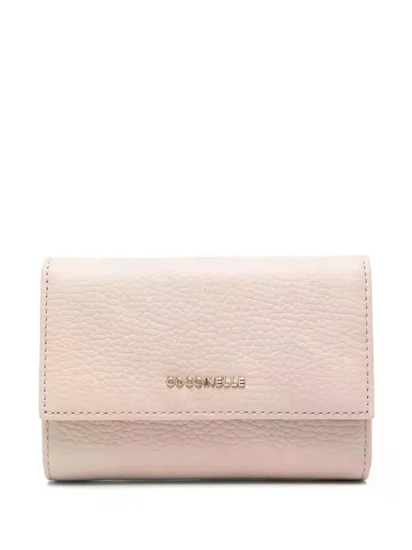 COCCINELLE Logo Lettering Wallet - Pink