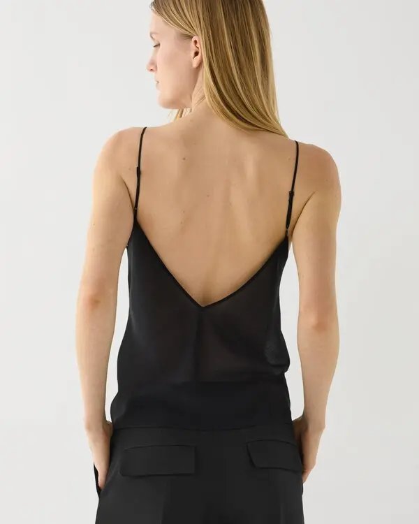 Veronica De Piante Martina Camisole In Wool & Lace