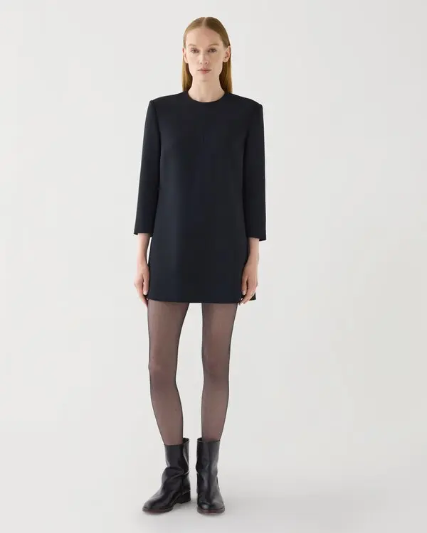 Veronica De Piante Ambar Tunic In Stretch Viscose Crepe - Black