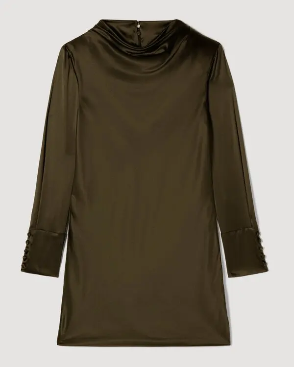 Veronica De Piante Amal Mini Dress - Olive