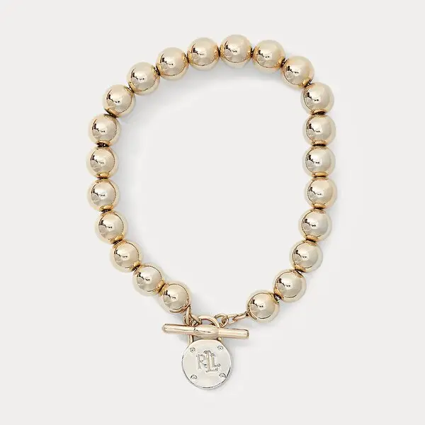 Ralph Lauren Metal Beaded Bracelet - Gold