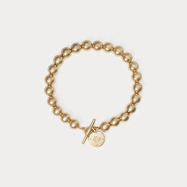 Ralph Lauren Metal Beaded Bracelet - Gold