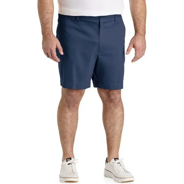 OAK HILL BY DXL Big & Tall Tech Shorts - Navy