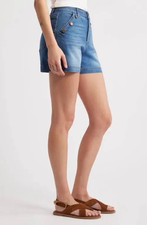 Wit & Wisdom Skyrise Denim Sailor Shorts