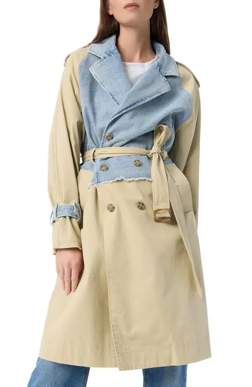 DO BY DEE OCLEPPO Julia Mixed Media Trench Coat