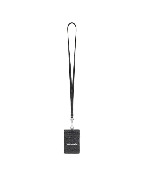 Balenciaga Cash Card And Badge Holder - Black